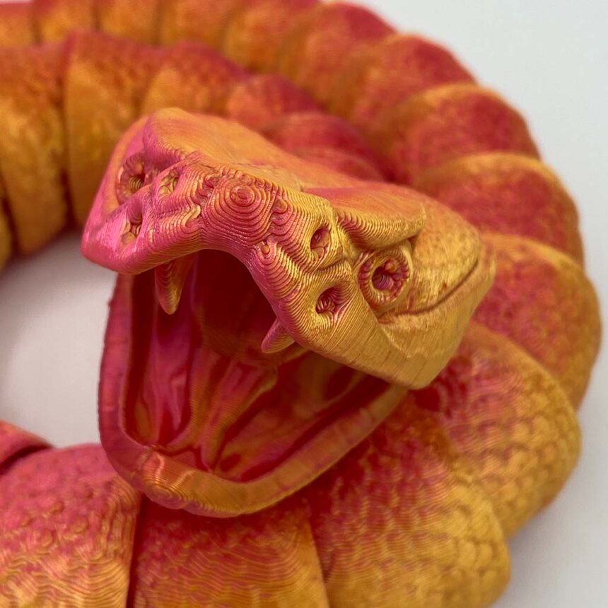 Rattlesnake 3D Print toy - Azata 3D